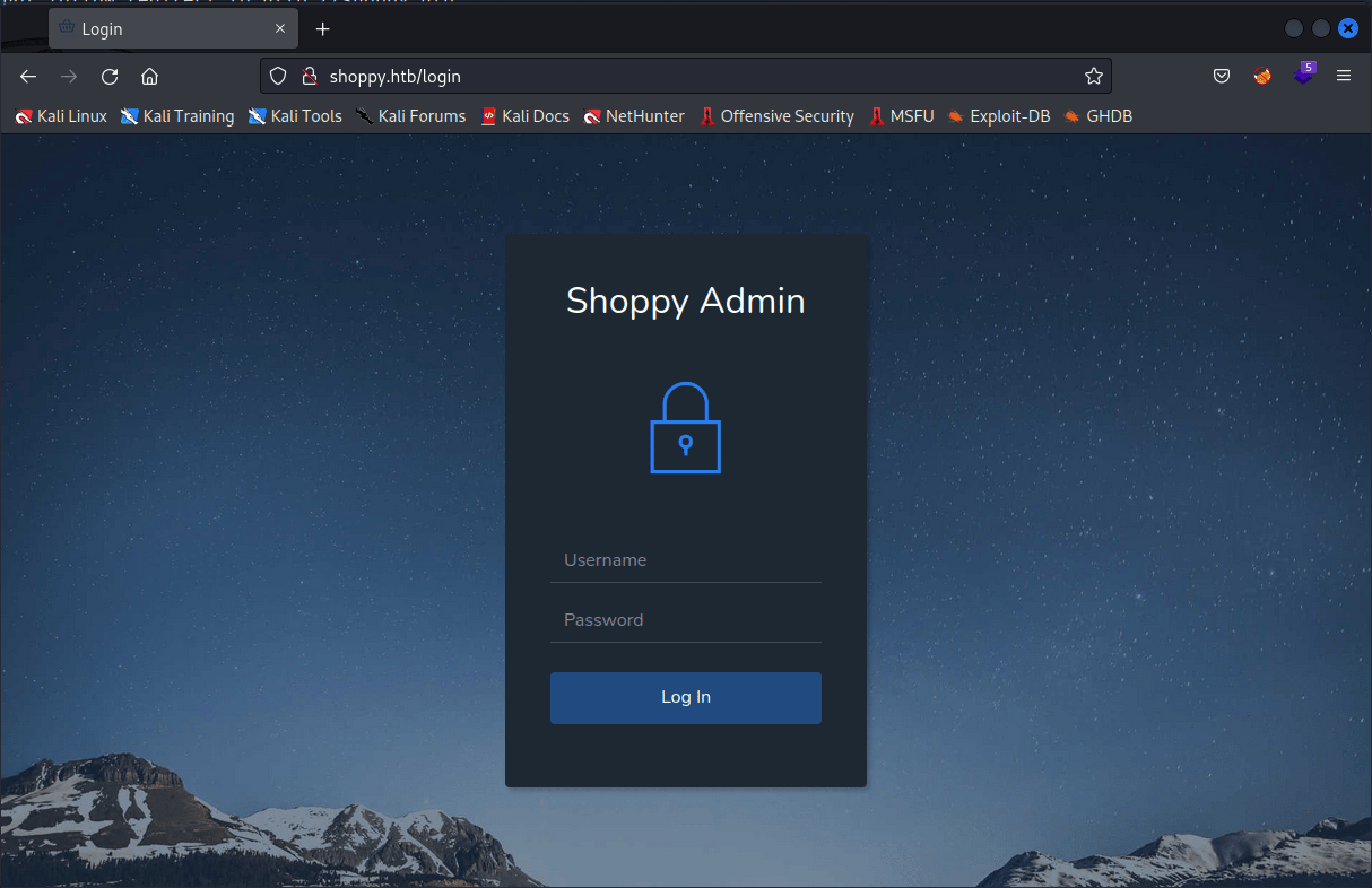 Hack The Box Write-Up Shoppy - 10.10.11.180 | B!ns3c - Cybersecurity Blog